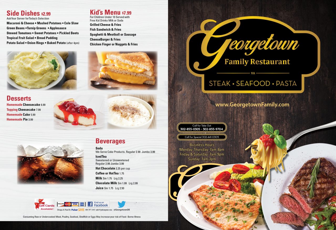 Menu - Georgetown Family Restaurant